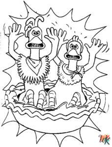 46 Chicken Run Coloring Pages For Kids | ColoringPagesWK