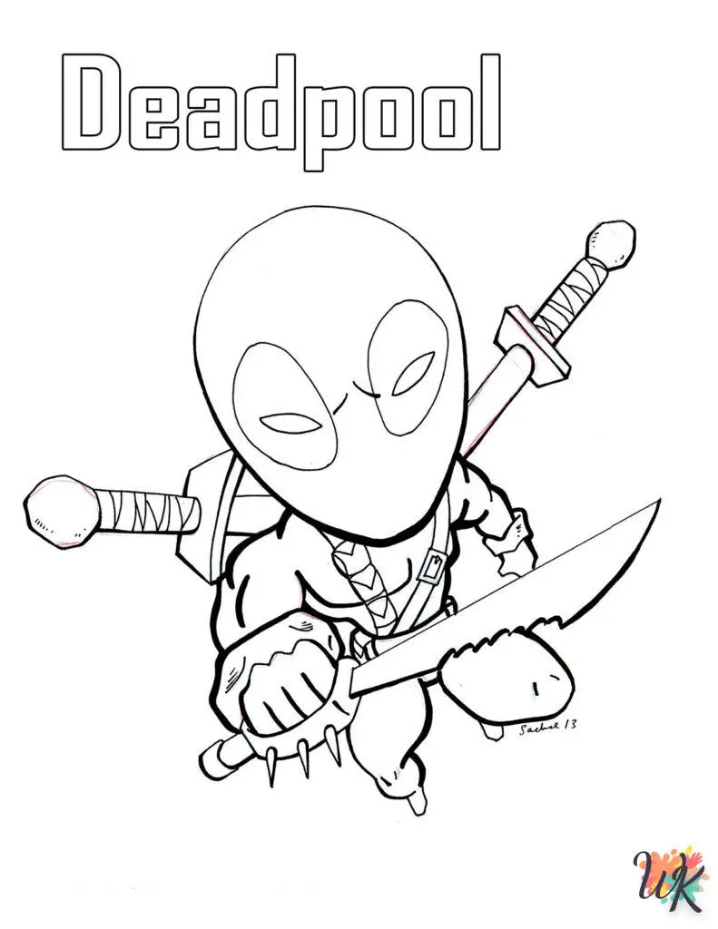 23 Deadpool Coloring Pages For Kids - Get Creative Now!