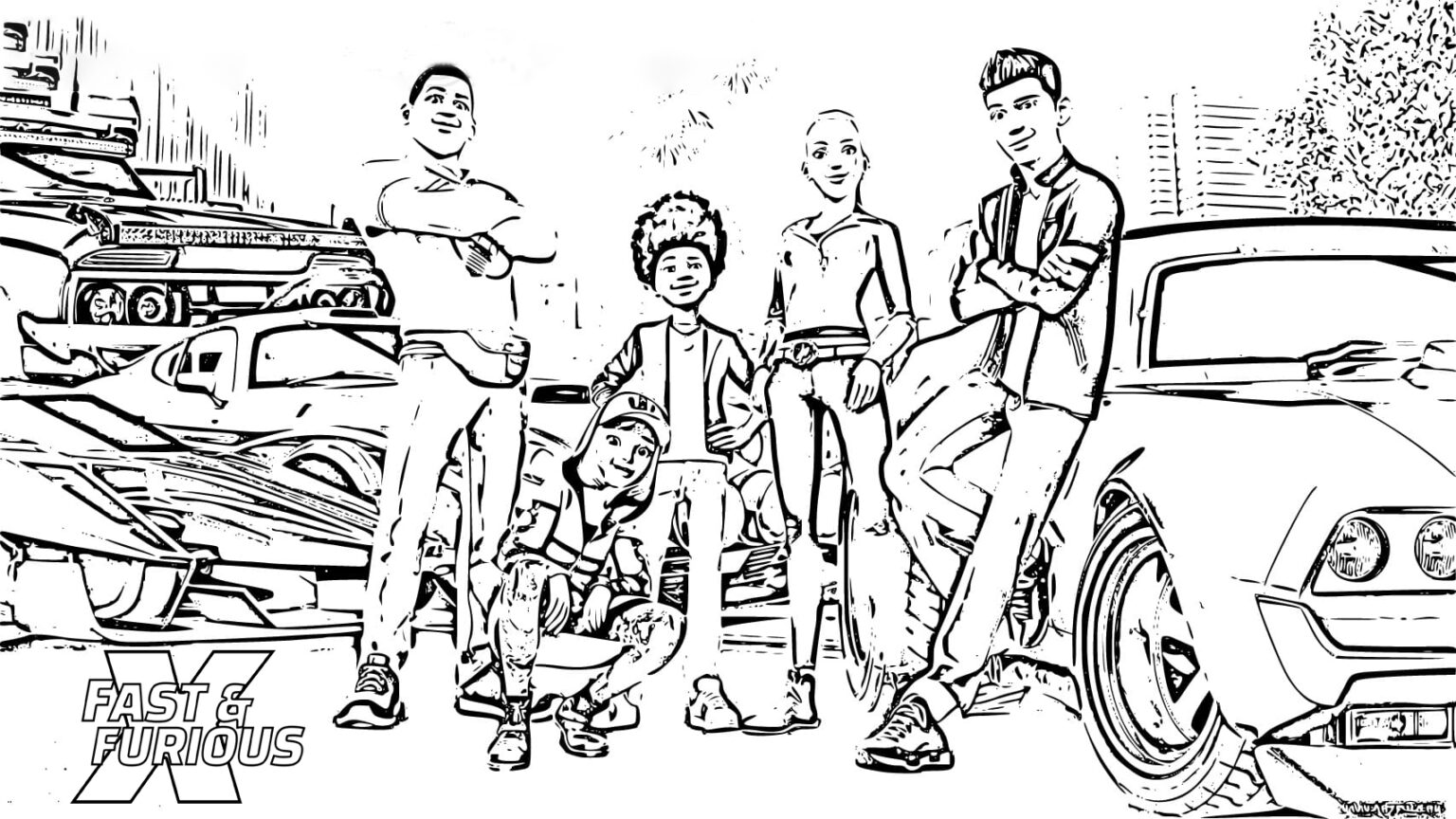 20 Fast And Furious 10 Coloring Pages For Kid - ColoringPagesWK