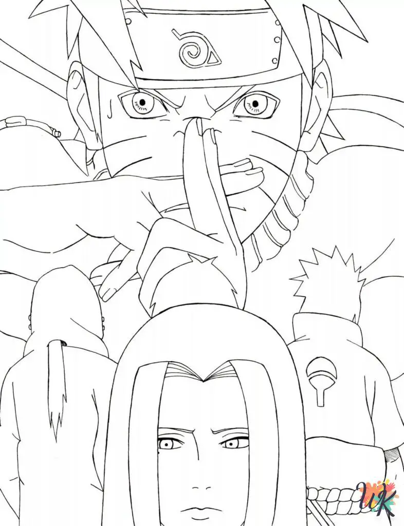 51 Naruto Coloring Pages For Kids - ColoringPagesWK.com