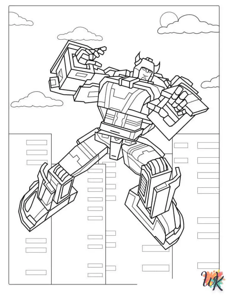 25 Transformers Coloring Pages For Kids | Free Printable Sheets