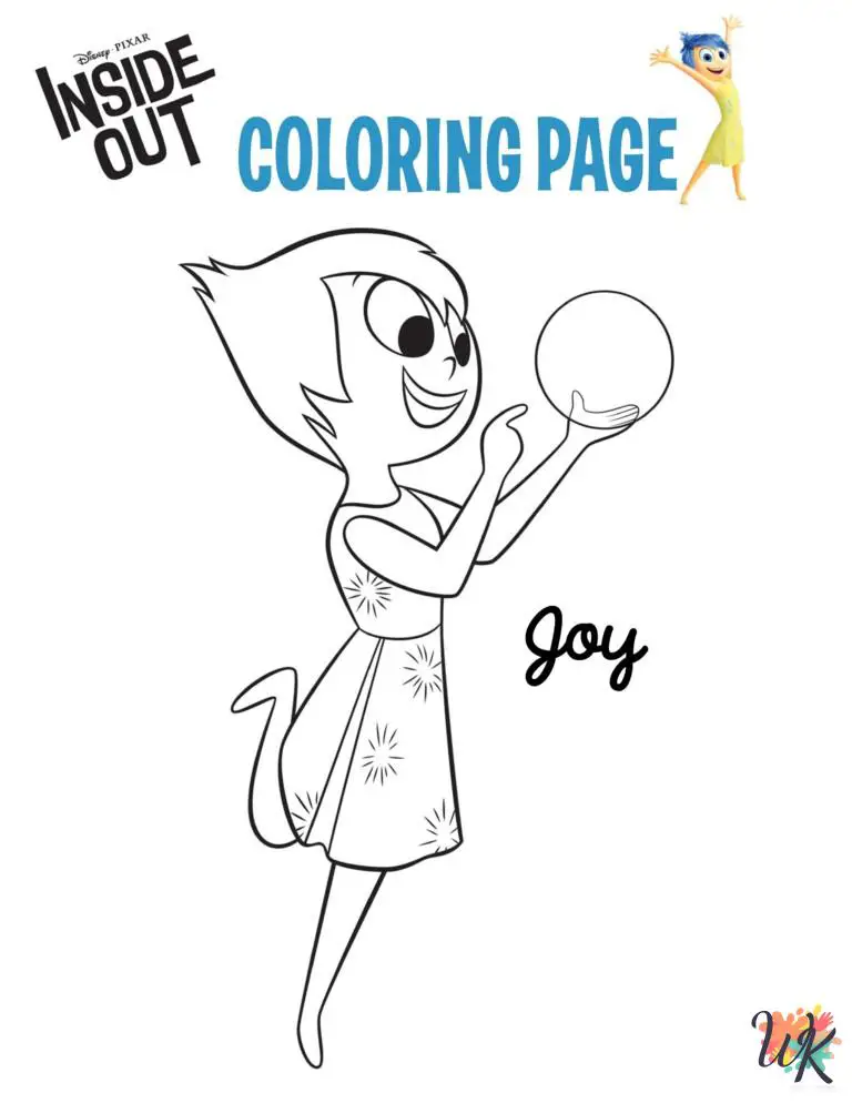 54 Inside Out Coloring Pages For Kids - ColoringPagesWk
