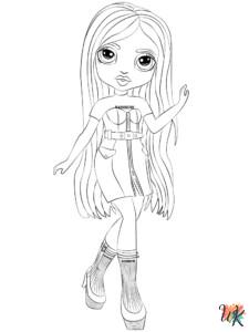 33 Rainbow High Coloring Pages For Kids - ColoringPagesWK