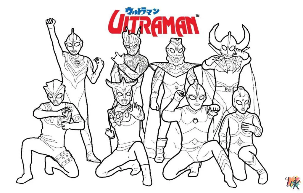 69 Ultraman Coloring Pages For Kids - ColoringPagesWK.com