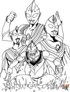 69 Ultraman Coloring Pages For Kids - ColoringPagesWK.com