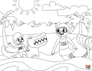 7 A For Adley Coloring Pages For Kids - ColoringPagesWK