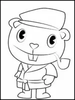 25 Happy Tree Friends Coloring Pages For Kids - ColoringPagesWK