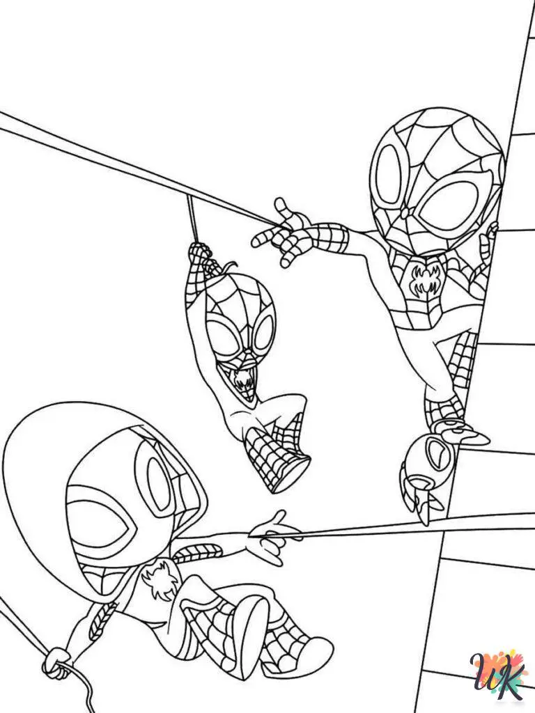 21 Spidey And His Amazing Friends Coloring Pages For Kids