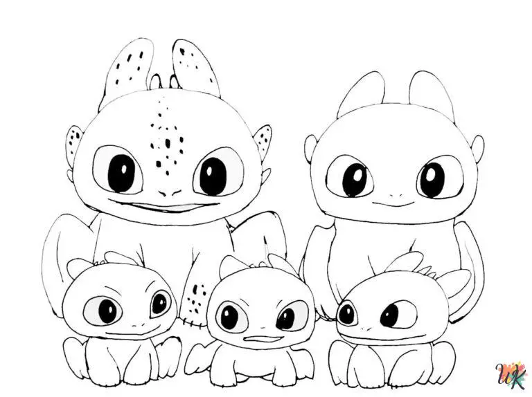 107 How To Train Your Dragon Coloring Pages For Kids