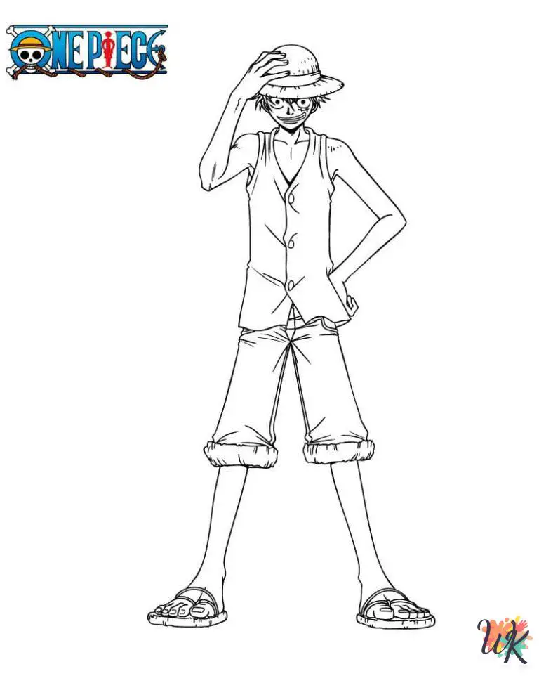 64 One Piece Coloring Pages For Kids - ColoringPagesWK.com