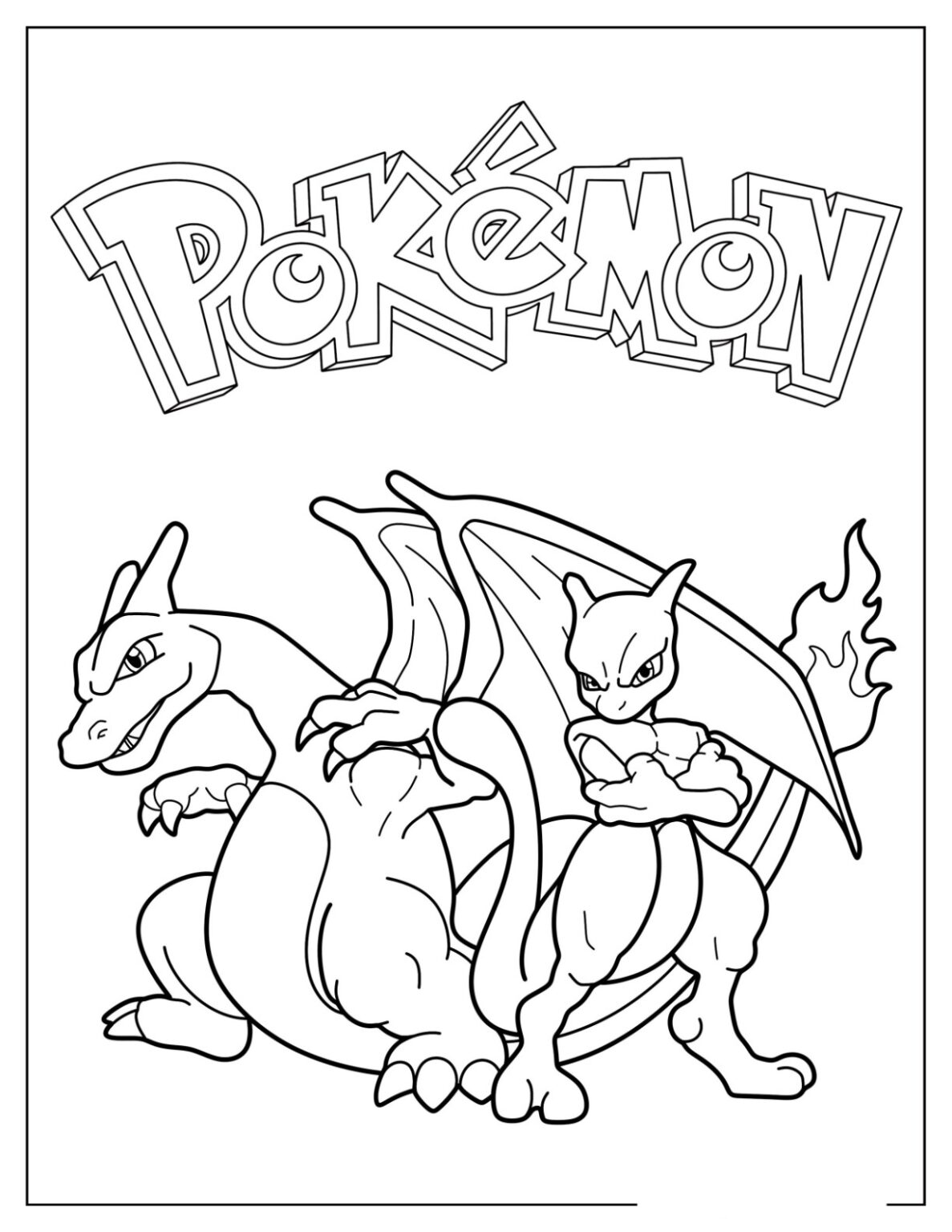 20 Mewtwo Coloring Pages - Explore The Mystique Of Pokémon