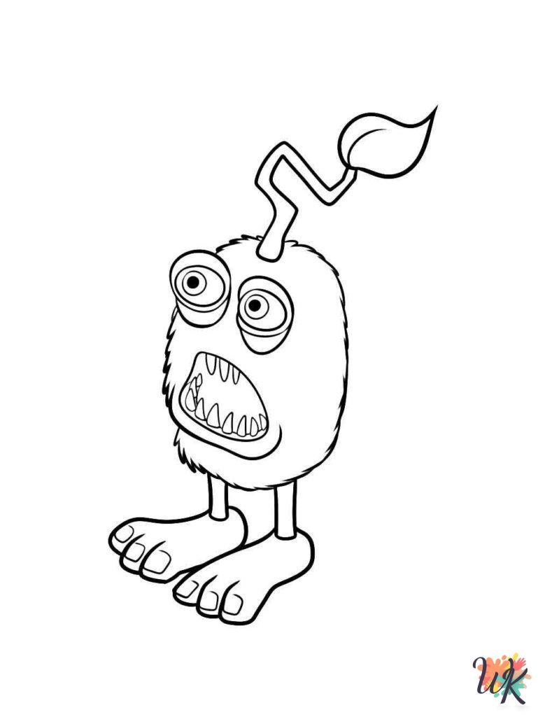 37 My Singing Monsters Coloring Pages - Create Your Own Musical Band
