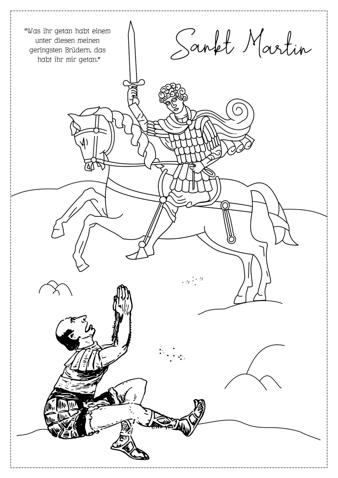24 Saint Martin Coloring Pages - Fun & Educational Activity ...