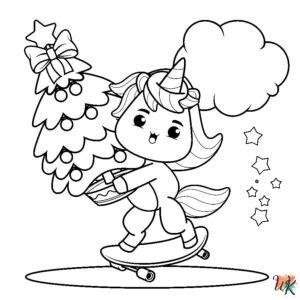 29 Christmas Unicorn Coloring Pages – Unveil A Magical World