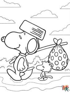 96 Peanuts Coloring Pages | Unleash Your Child's Creativity