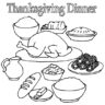 20 Thanksgiving Dinner Coloring Pages For Kids - ColoringPagesWK