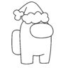 33 Among Us Christmas Coloring Pages For Kids - ColoringPagesWK