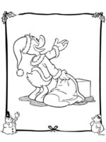 45 Christmas Disney Coloring Pages For Kids - ColoringPagesWK