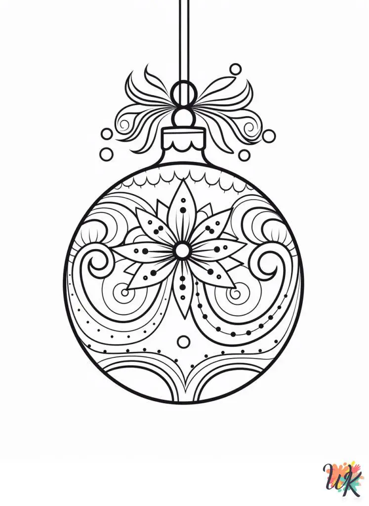 31 Christmas Ornament Coloring Pages - Get Creative With Your Kids