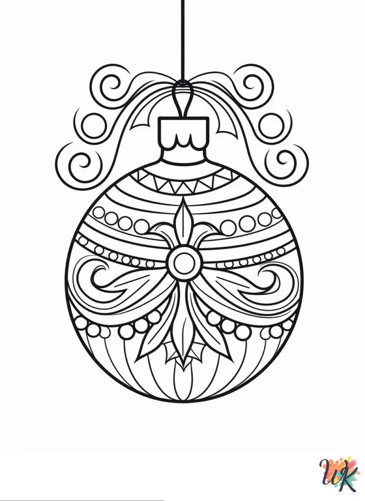 31 Christmas Ornament Coloring Pages - Get Creative With Your Kids