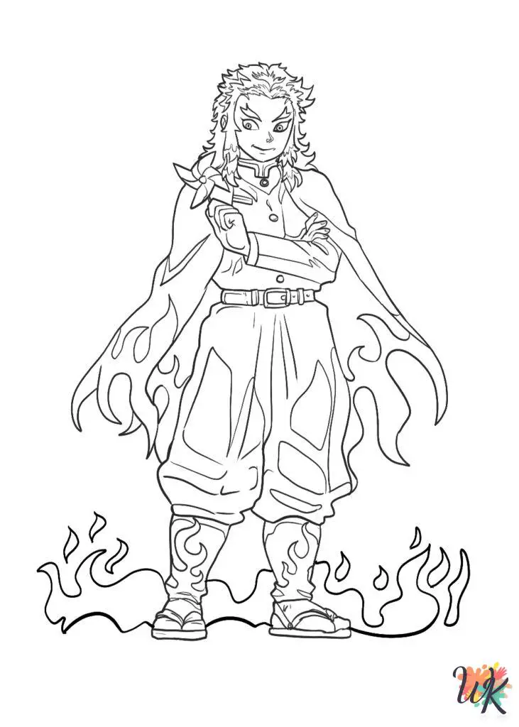 47 Demon Slayer Coloring Pages For Kids | ColoringPagesWK