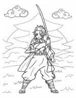 47 Demon Slayer Coloring Pages For Kids | ColoringPagesWK