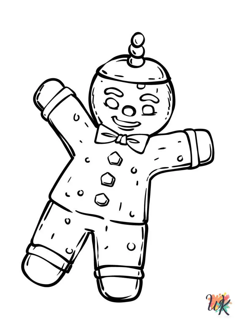 52 Gingerbread Coloring Pages | Christmas Fun For Kids Of Kids