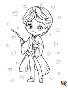 44 Harry Potter Coloring Pages For Kids - ColoringPagesWK