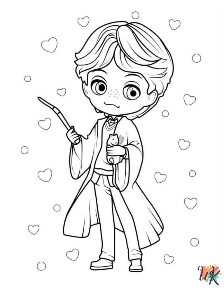 44 Harry Potter Coloring Pages For Kids - ColoringPagesWK