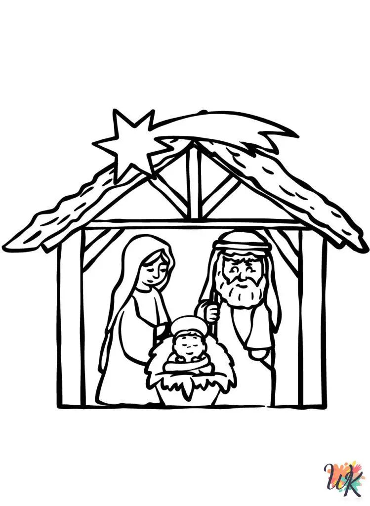 40 Nativity Coloring Pages - Faith-Focused Fun For Kids