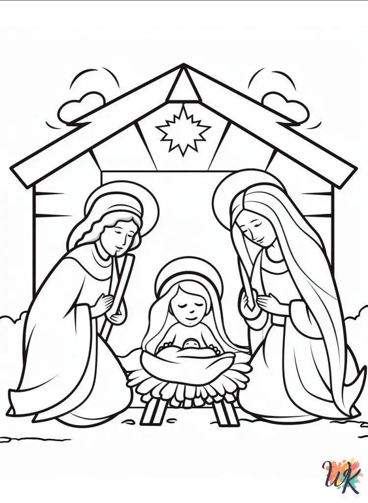 40 Nativity Coloring Pages - Faith-Focused Fun For Kids