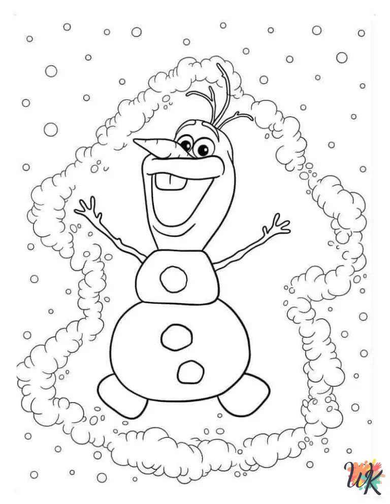 48 Olaf Coloring Pages - Fun & Educational Activity | ColoringPagesWK