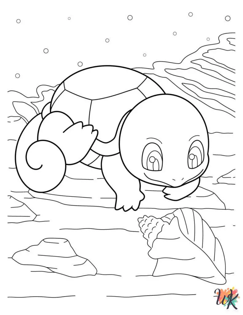 24 Squirtle Coloring Pages For Kids - Print & Color For Fun!