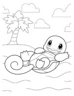 24 Squirtle Coloring Pages For Kids - Print & Color For Fun!