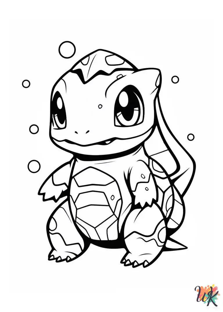 24 Squirtle Coloring Pages For Kids - Print & Color For Fun!