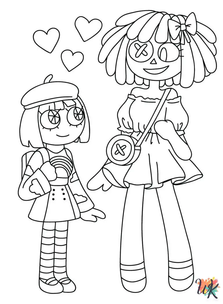 54 The Amazing Digital Circus Coloring Pages For Kids - ColoringPagesWK