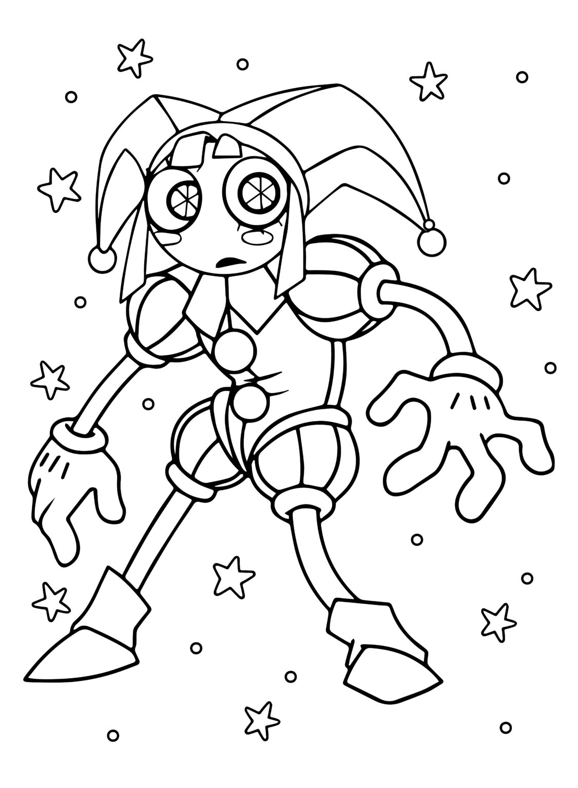 54 The Amazing Digital Circus Coloring Pages For Kids - ColoringPagesWK