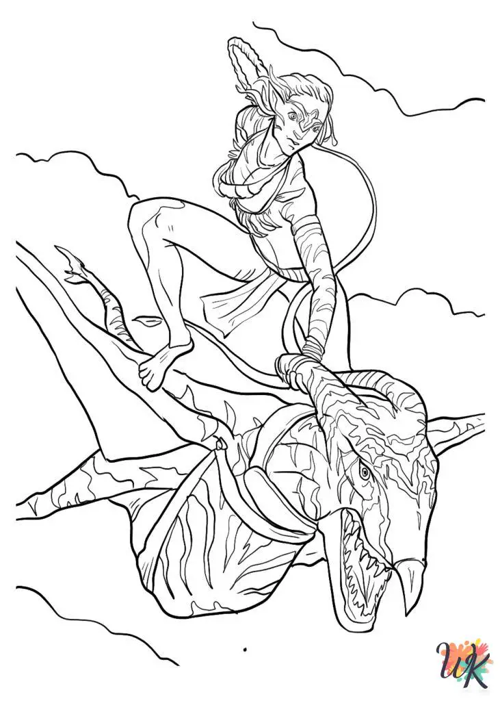 15 Avatar Coloring Pages For Kids - Fun And Creative For Kids