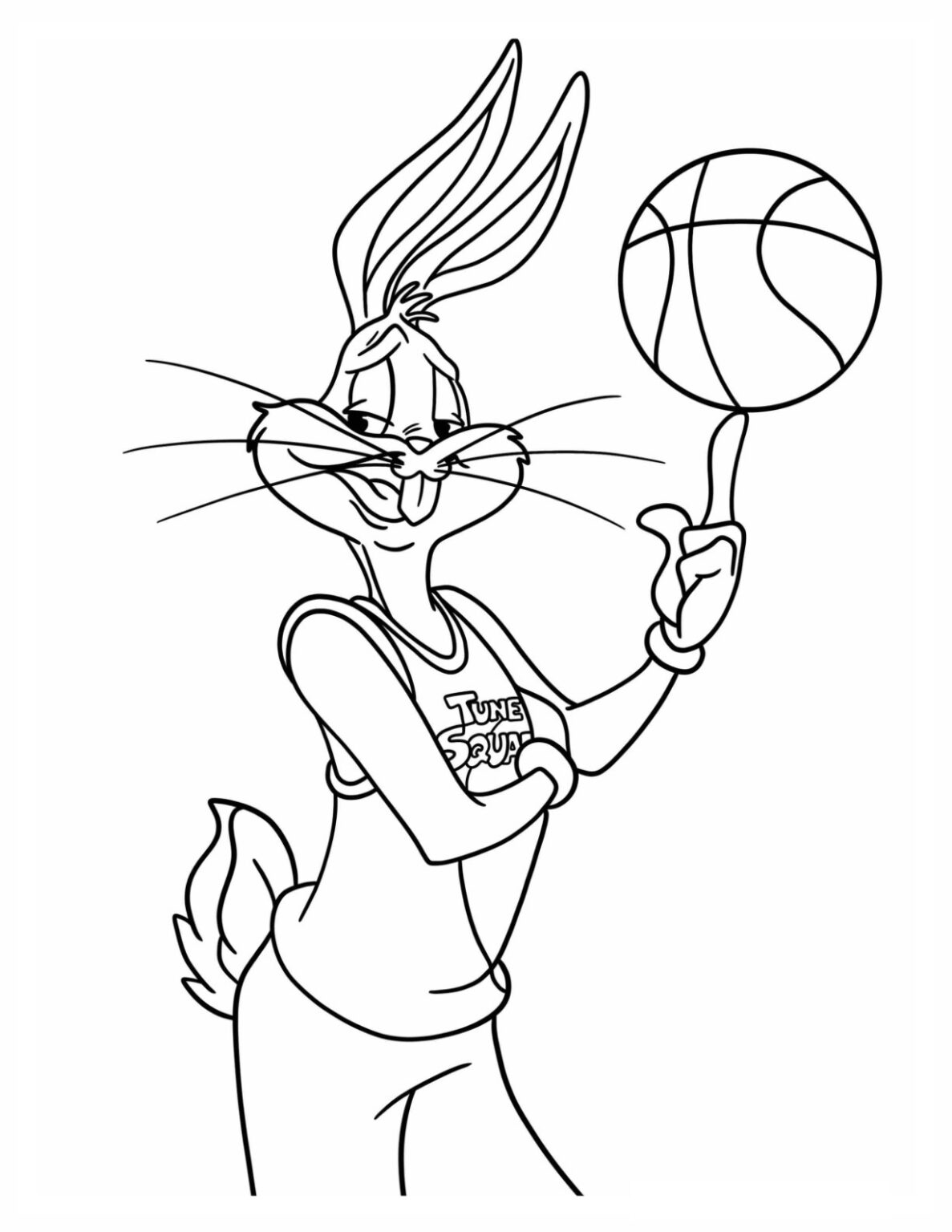 20 Bugs Bunny Coloring Pages For Kids - ColoringPagesWK