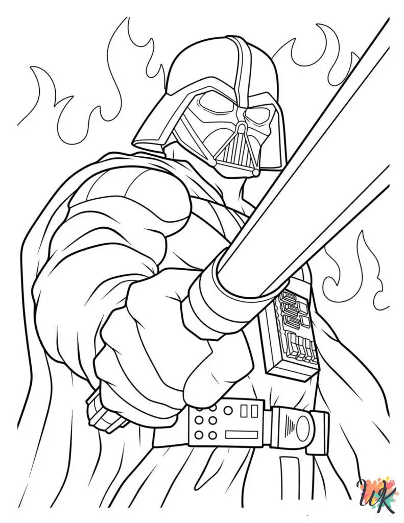 26 Darth Vader Coloring Pages For Kids - ColoringPagesWK