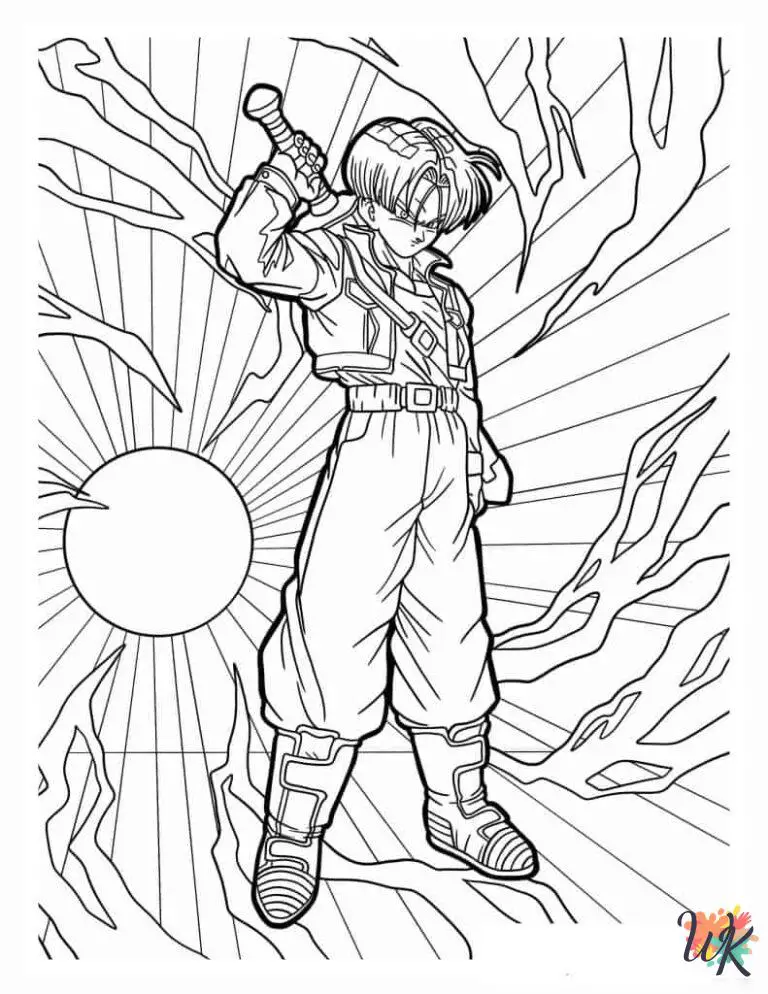 30 Dragon Ball Z Coloring Pages For Kids - ColoringPagesWK