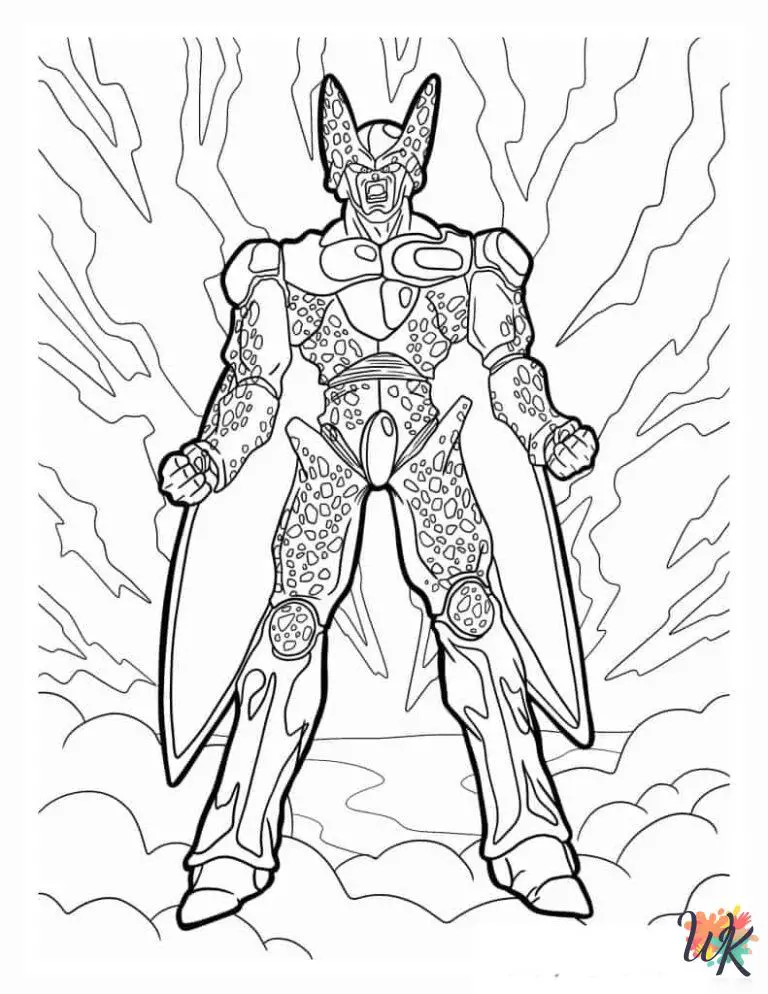 30 Dragon Ball Z Coloring Pages For Kids - ColoringPagesWK
