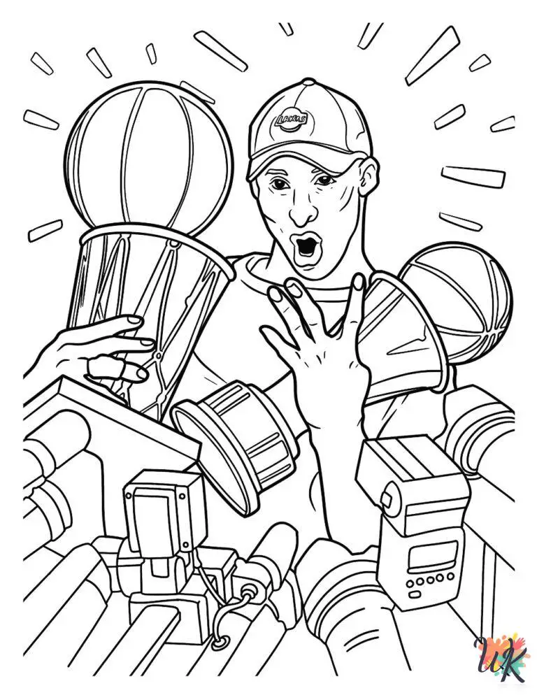 15 Kobe Bryant Coloring Pages For Kids - ColoringPagesWK