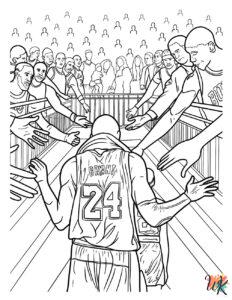 15 Kobe Bryant Coloring Pages For Kids - ColoringPagesWK