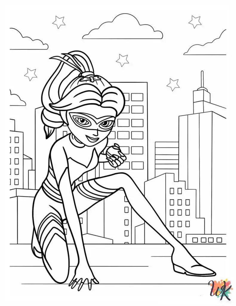 23 Miraculous Ladybug Coloring Pages For Kids - ColoringPagesWK