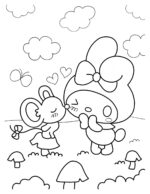 24 My Melody Coloring Pages For Kids - Coloring PagesWK