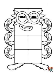 41 Discover The Magic Of Numberblocks Coloring Pages For Kids