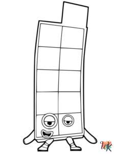 41 Discover The Magic Of Numberblocks Coloring Pages For Kids