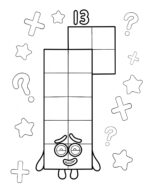 41 Discover The Magic Of Numberblocks Coloring Pages For Kids