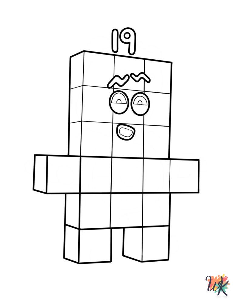 41 Discover The Magic Of Numberblocks Coloring Pages For Kids